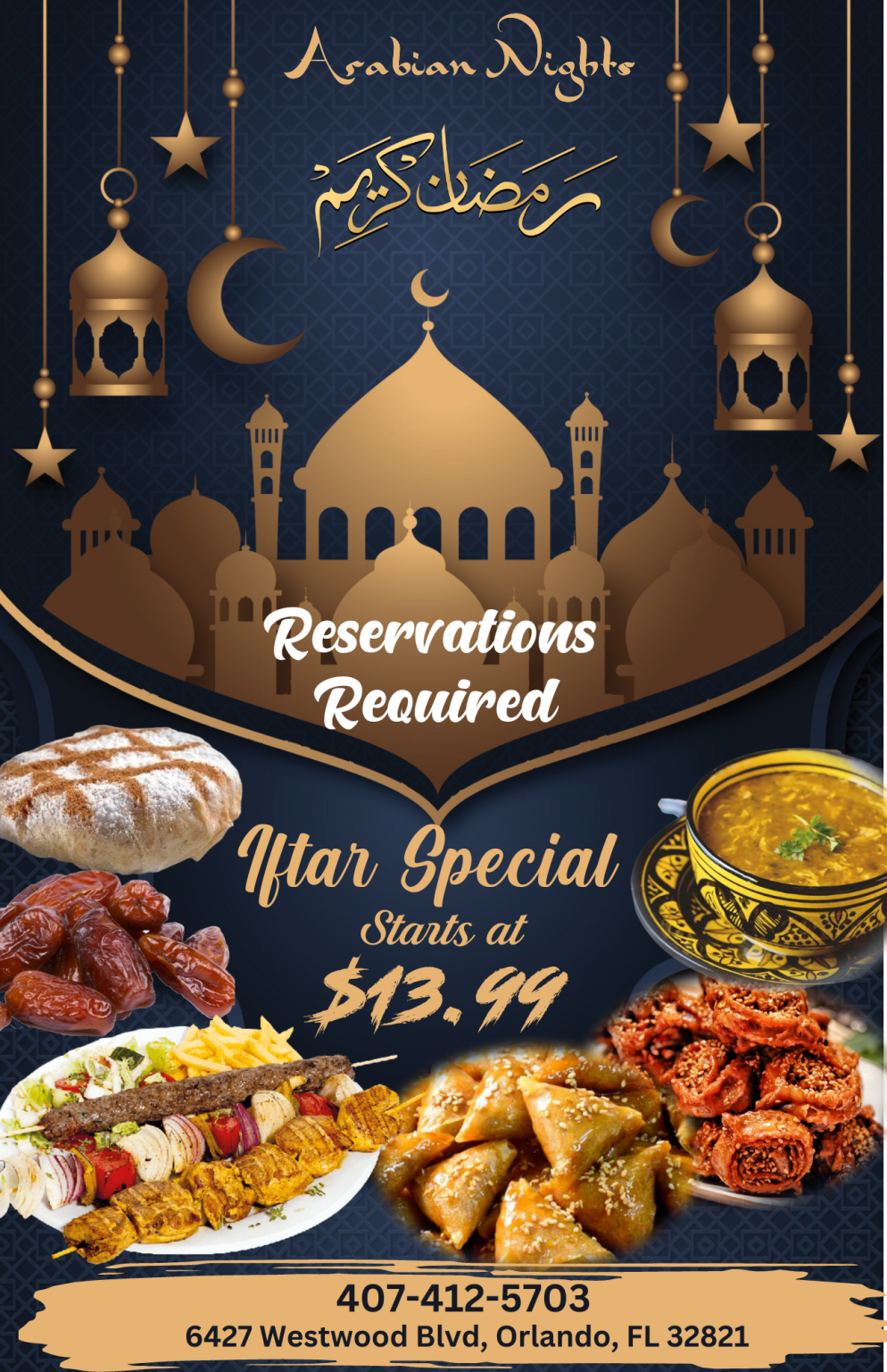 Arabian Nights Restaurant – Arab Food restaurant